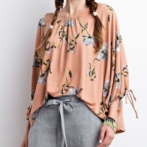 easel | Tops | Easel Floral Print Top | Poshmark